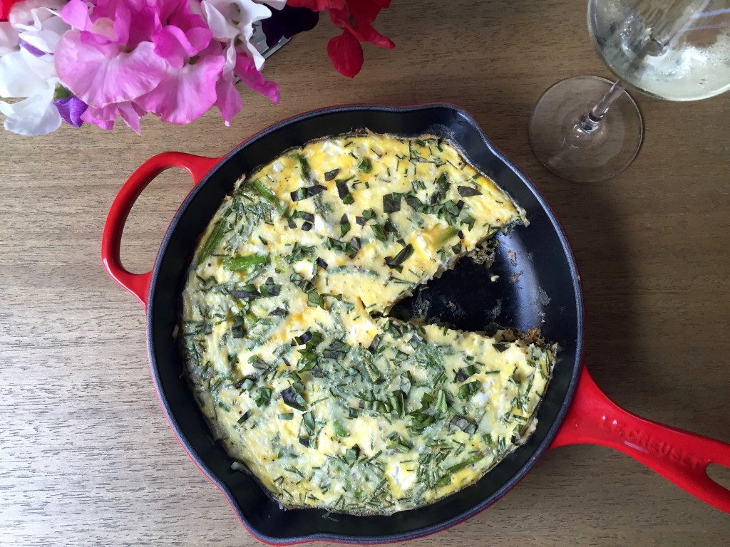 Spring Green Frittata Wine Pairing - Wander & Wine